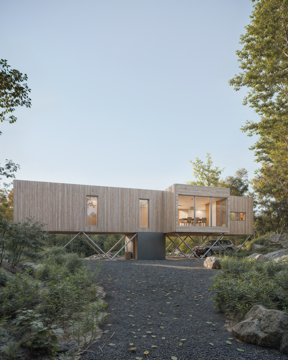 The Modern Treehouse Prefab – Den