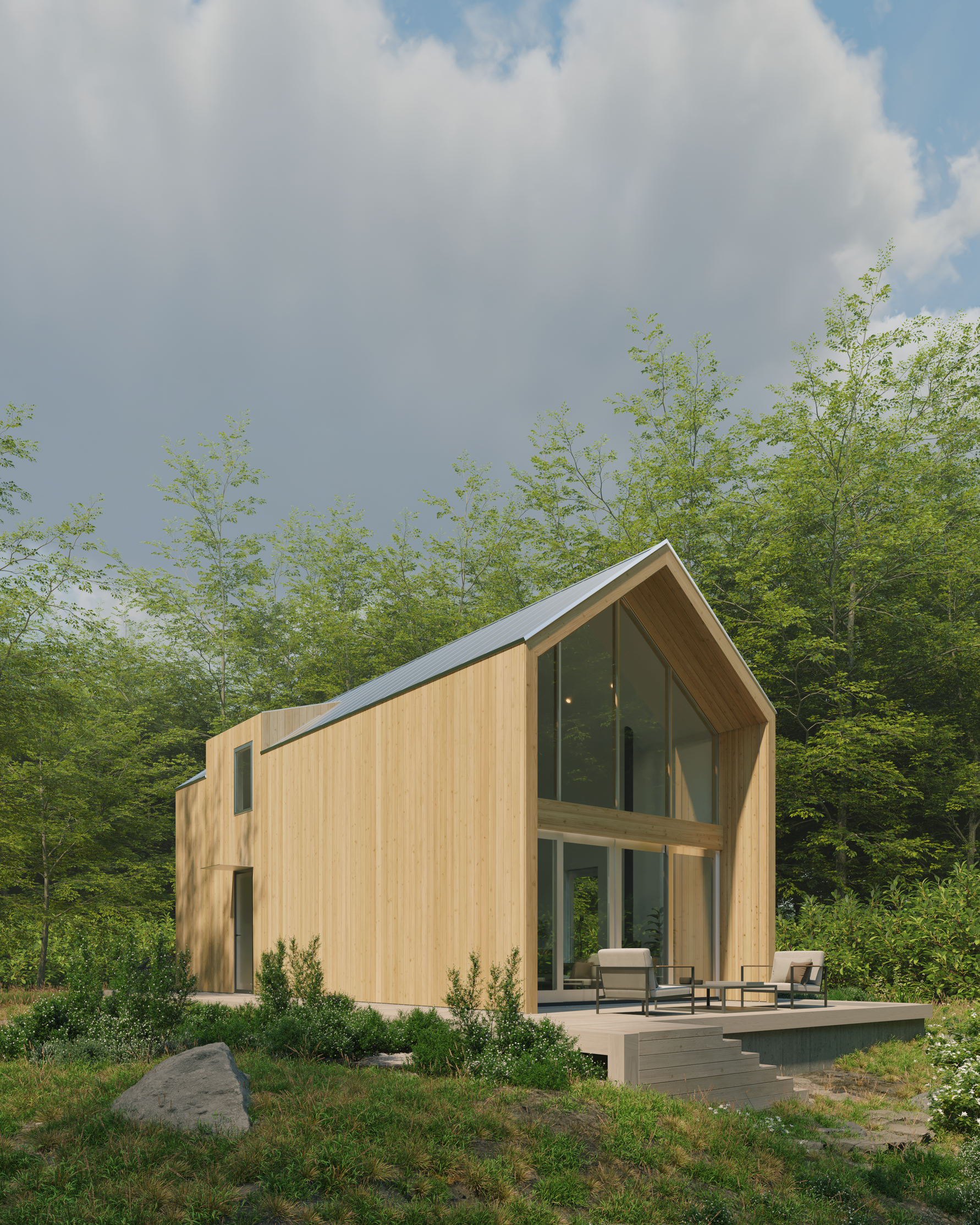 Prefab Cabin Modern Alpine 2025 – Den