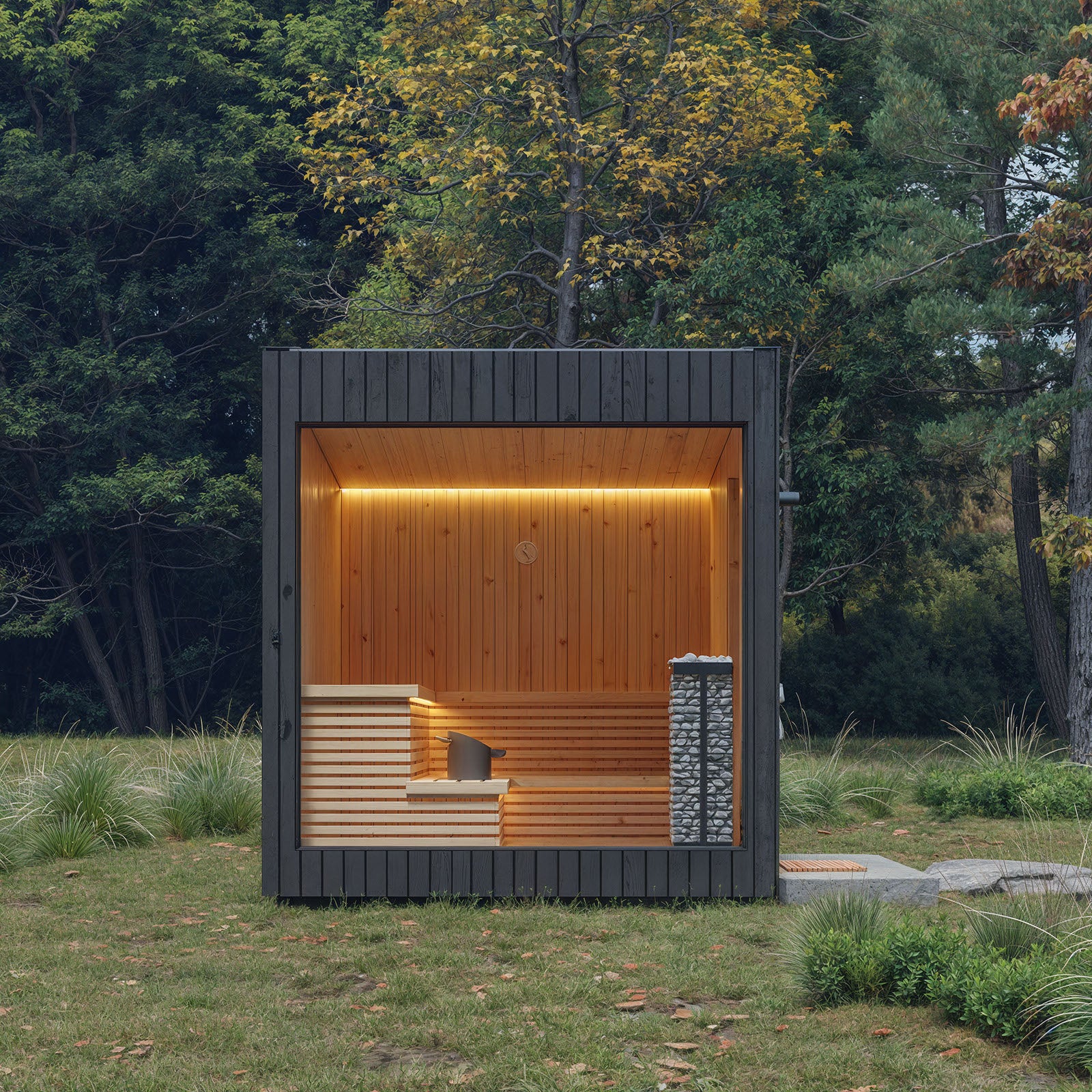 Modern DIY Sauna Plans – Four-Person Outdoor Wellness – Den