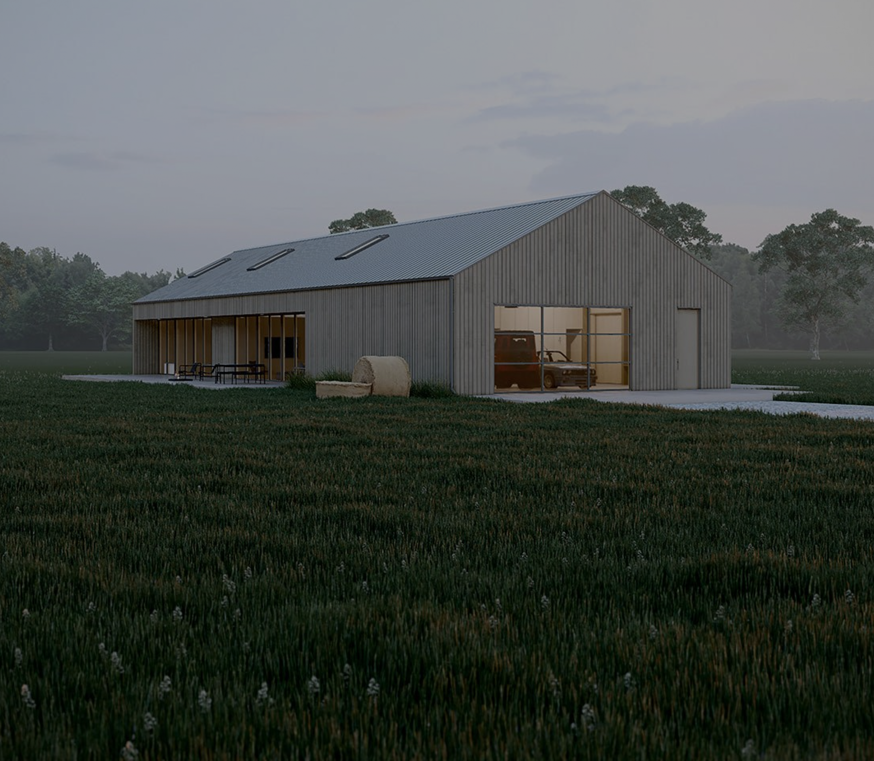 Modern Barndo Prefab 3400 Sq Ft | Fully Engineered Cabin Kits by DEN – Den