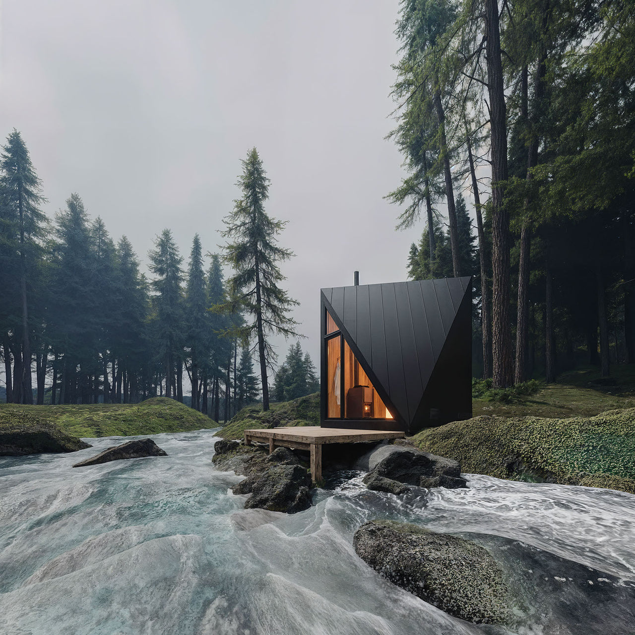 Modern Prism DIY Sauna Plans – Four-Person Outdoor Wellness – Den
