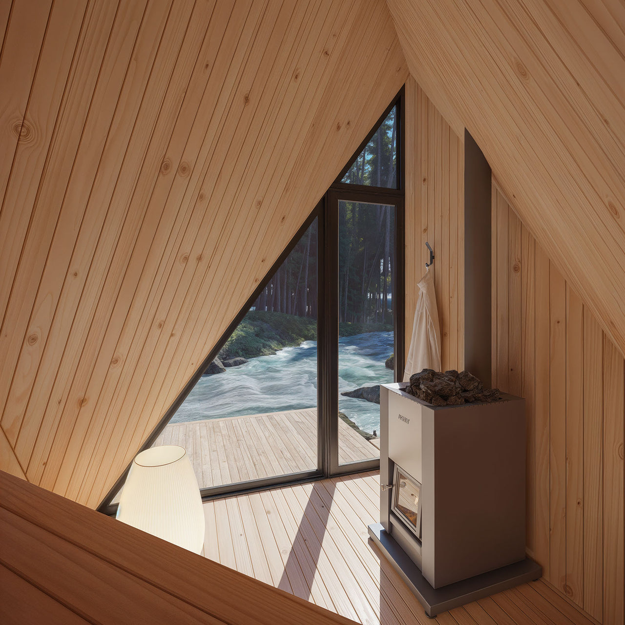 Modern Prism DIY Sauna Plans – Four-Person Outdoor Wellness – Den