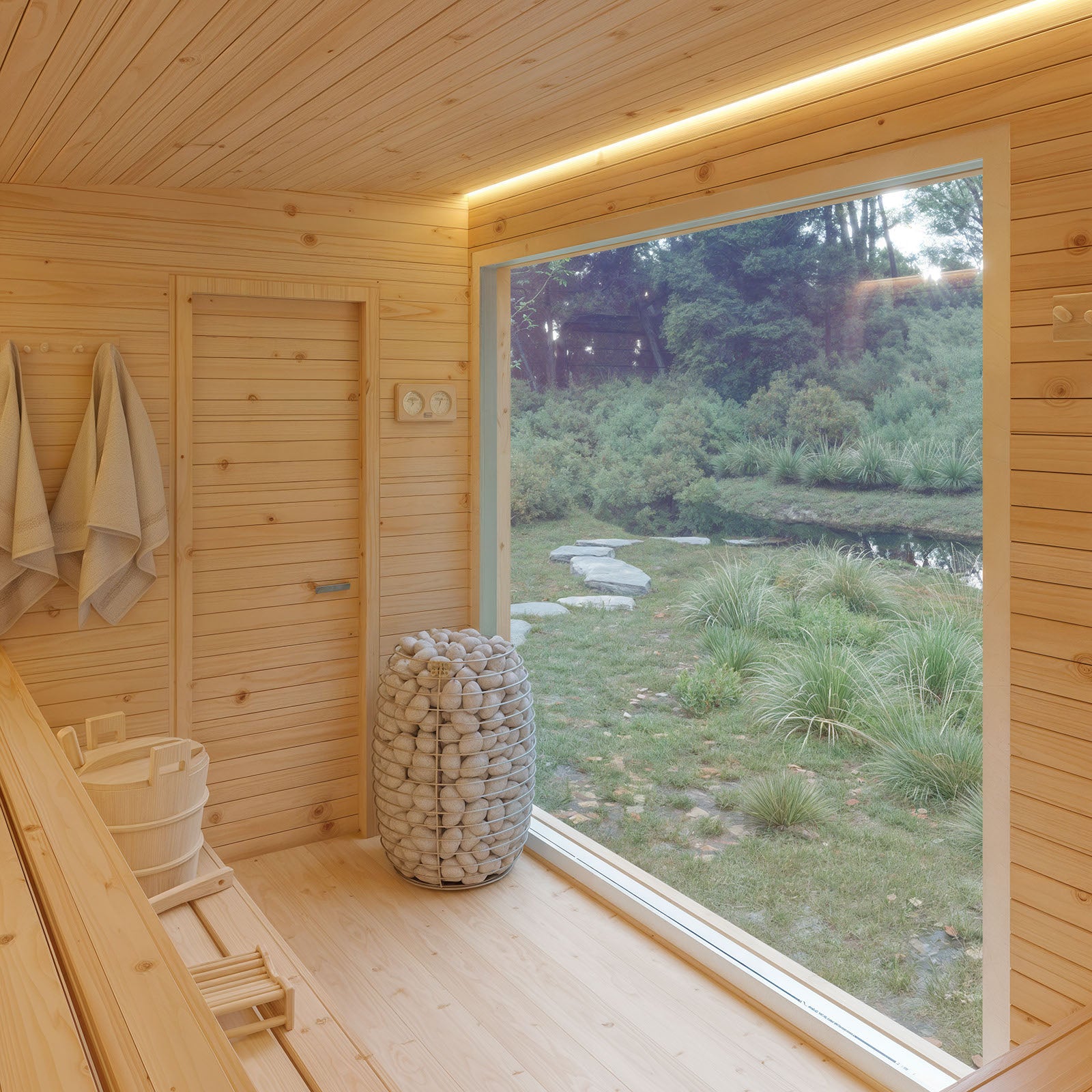 Rustic DIY Sauna Plans – Four-Person Outdoor Wellness – Den