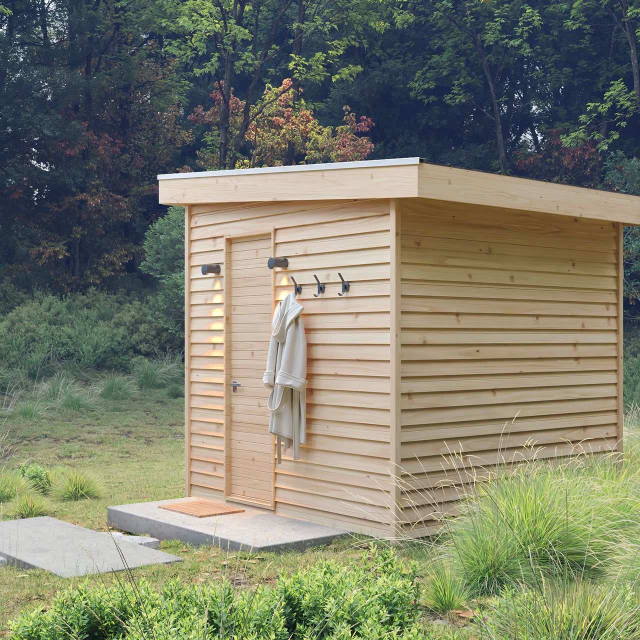 Rustic DIY Sauna Plans – Four-Person Outdoor Wellness – Den