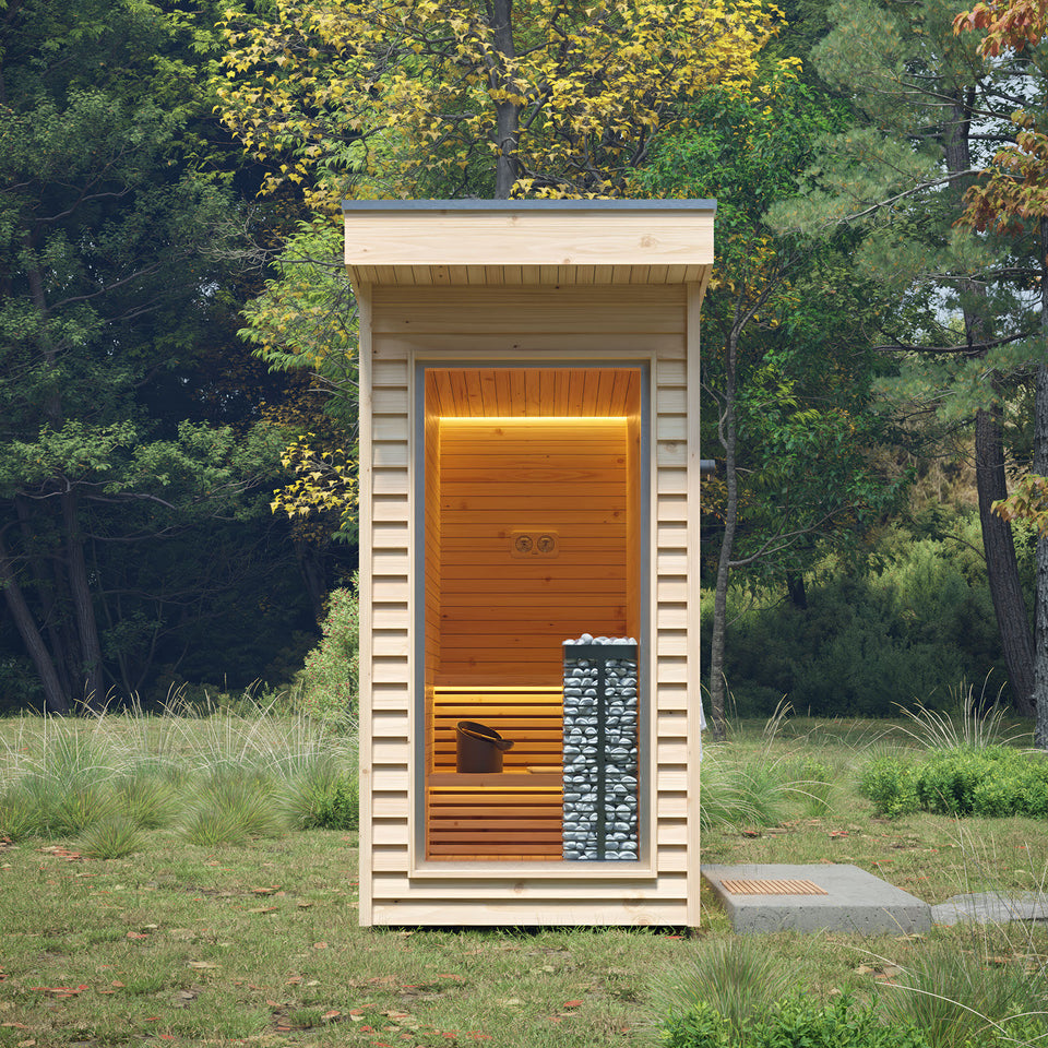 Rustic DIY Sauna Plans – Two-Person Outdoor Wellness – Den