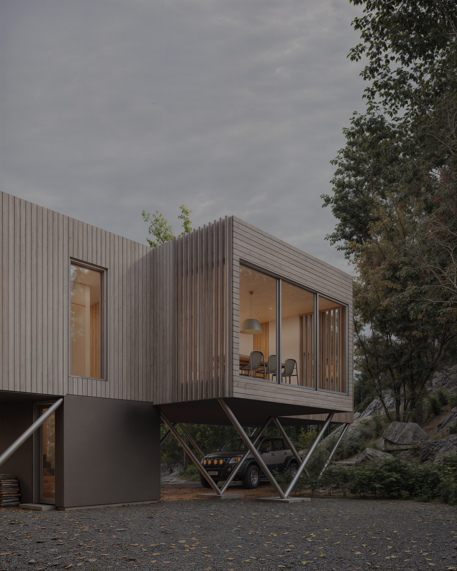 Modern Treehouse Prefab | Fully Engineered Cabin Kits by DEN – Den