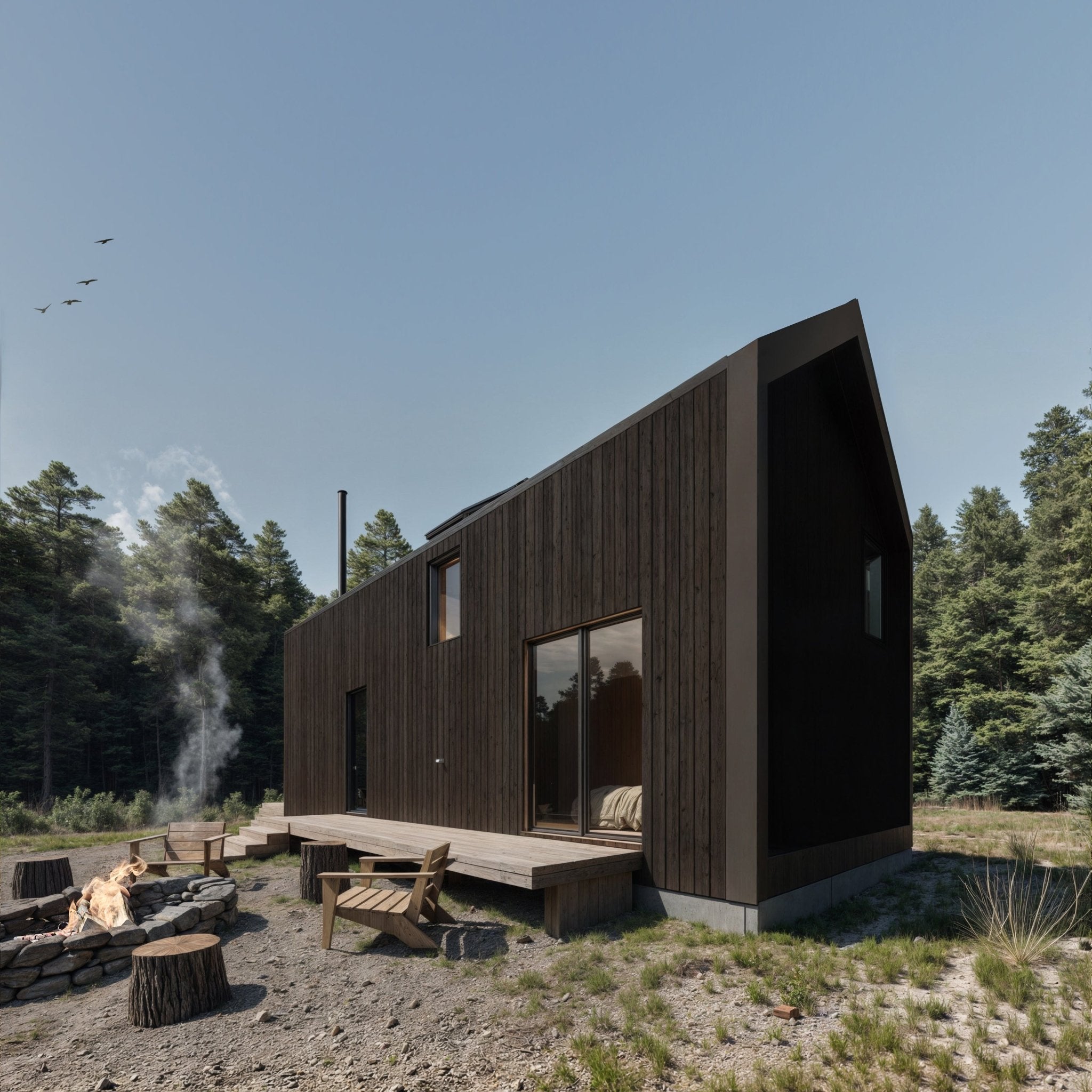 Prefab Cabin Modern Alpine 2025 – Den