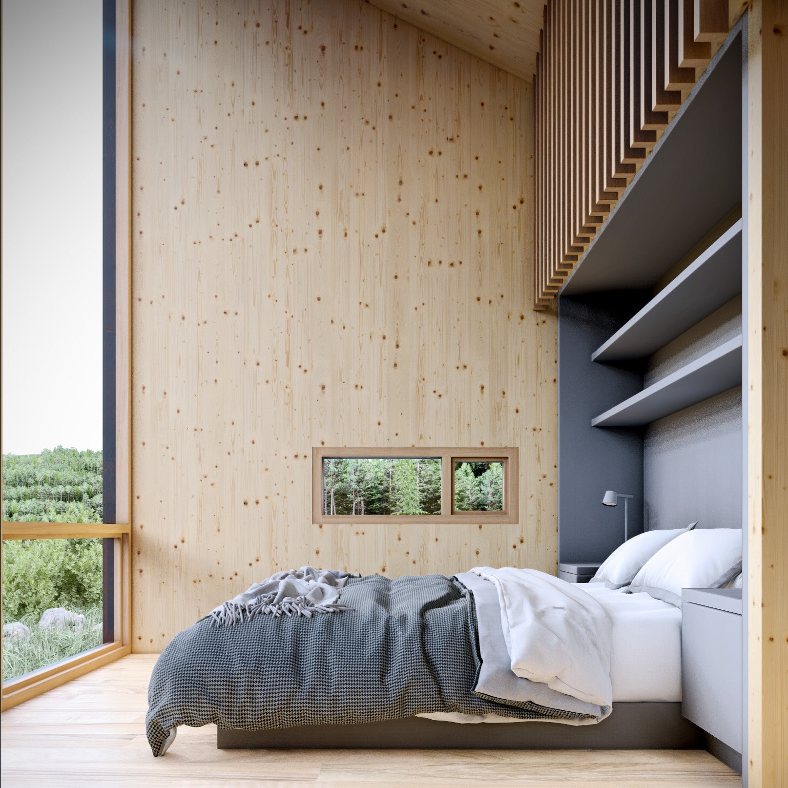 The Outpost Plans - Download Small House Plans - Den