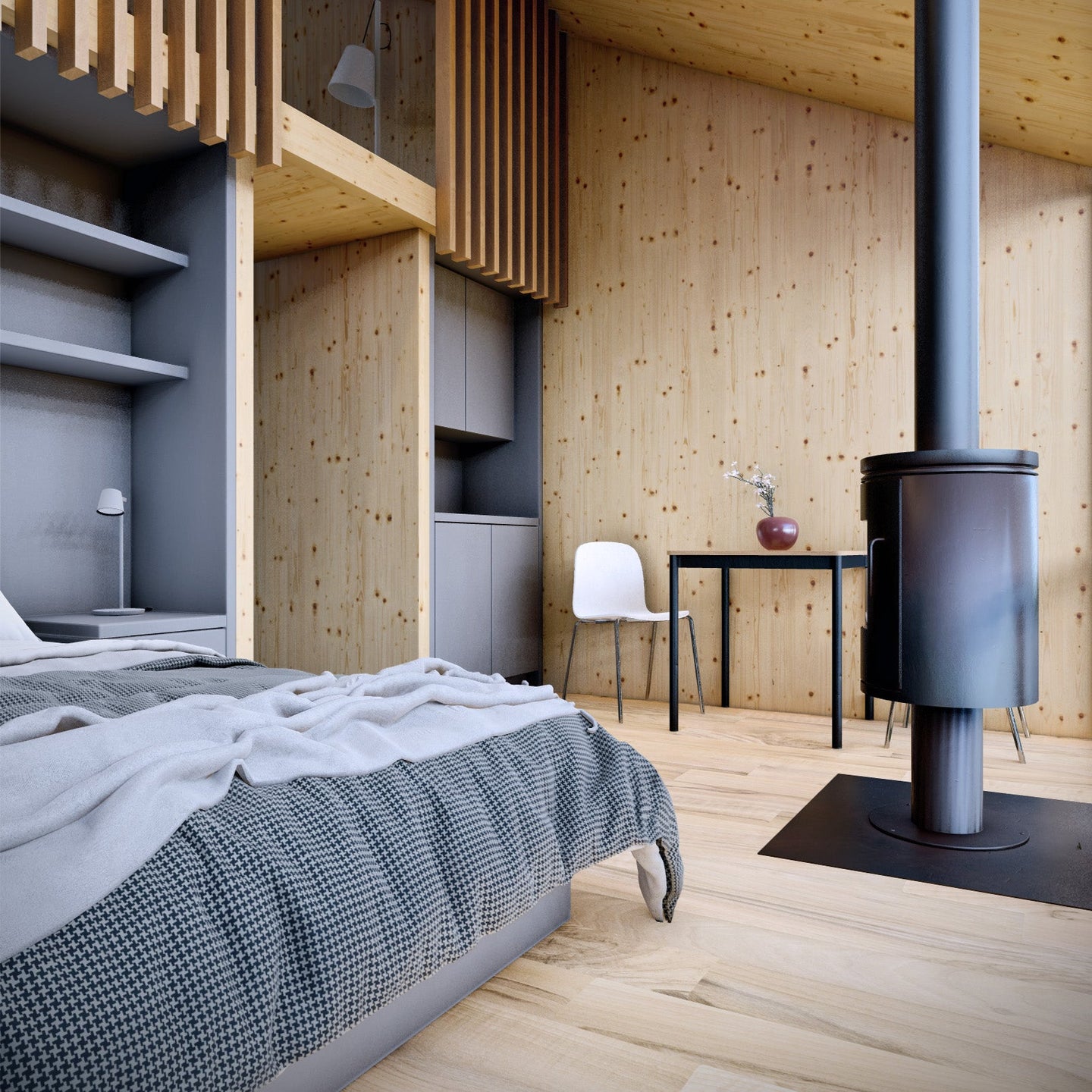 The Outpost Plans - Download Small House Plans - Den