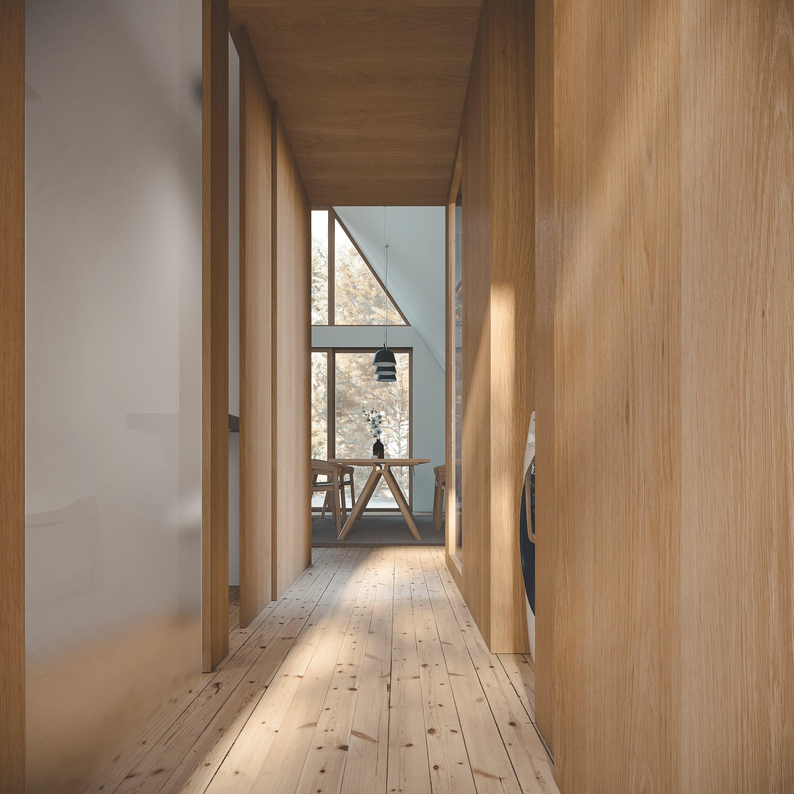 A-Frame House Plans - Download Small House Plans - Den