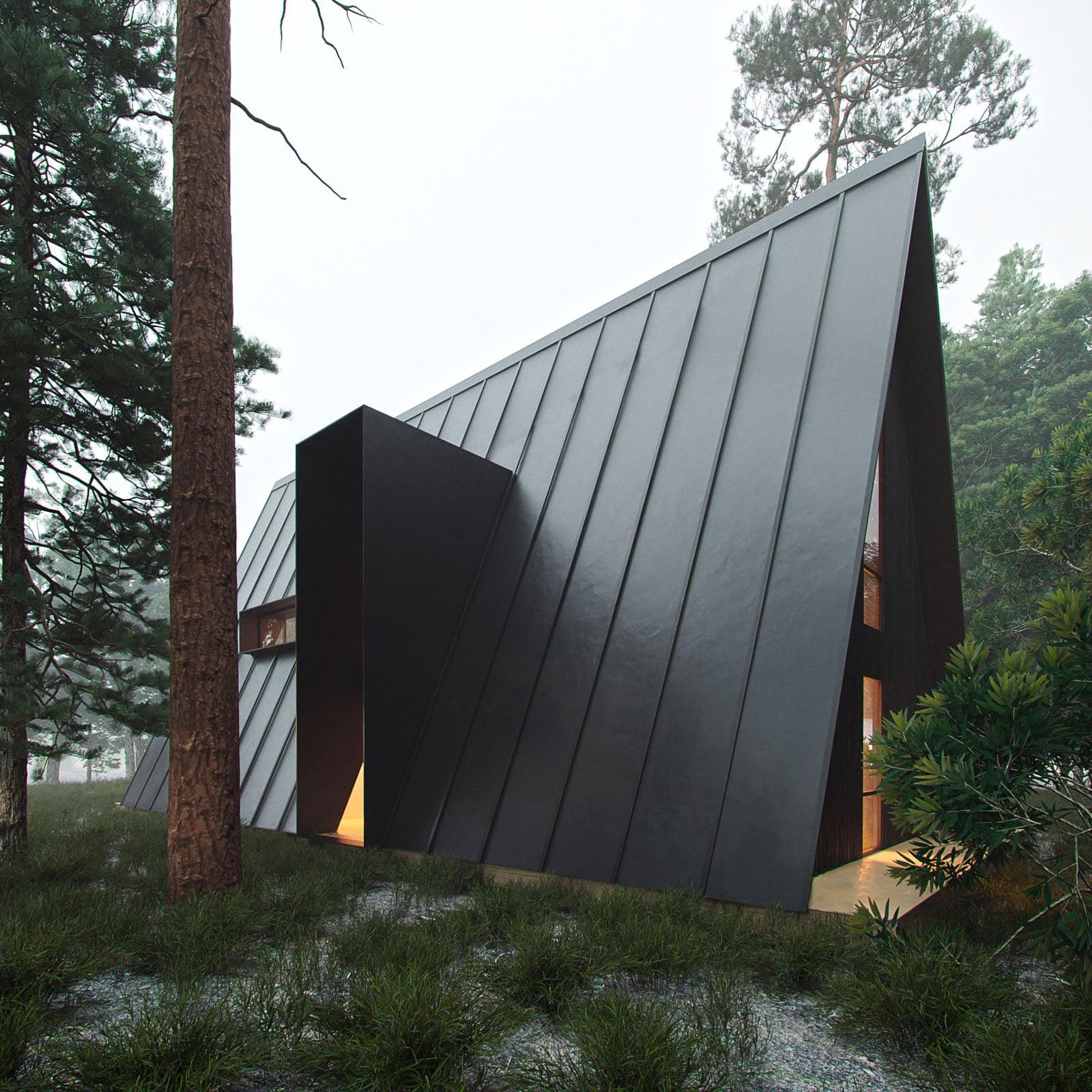 A Frame 3 Bedroom Plans - Download Small House Plans - Den