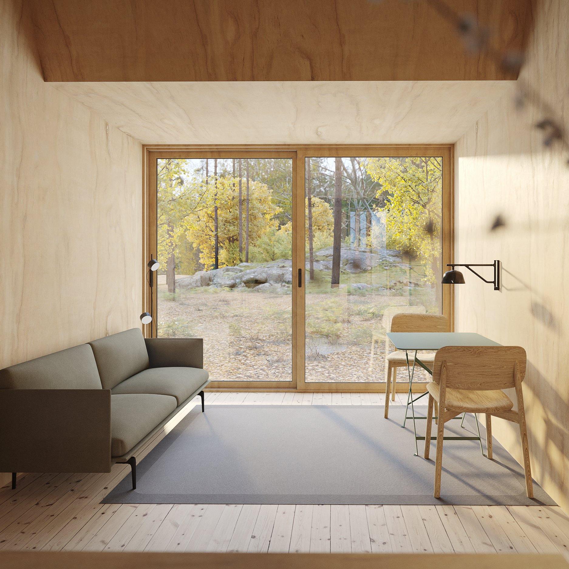 A-Frame Weekender Plans - Download Small House Plans - Den